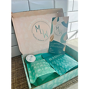 Manski's Wellness Glow & Radiant Seed Cycle Kit | PMS Support | Organic Seed Cycling | Natural Hormone Balance | Ease Cramps | Mitigate Cycle Symptoms | Vegan Supplement