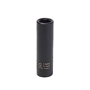 Sunex 312md 3/8-Inch Drive 12-Mm Deep Impact Socket