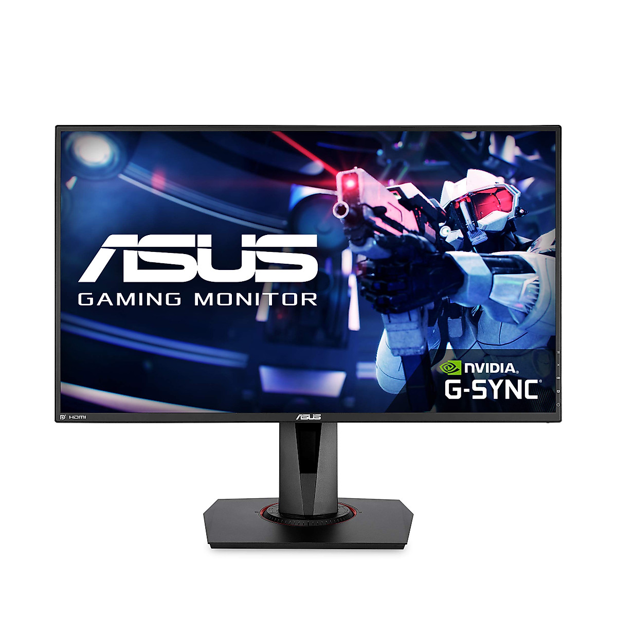 ASUS VG278QR 27” Gaming Monitor 165Hz Full HD (1920 x 1080) 0.5ms G-SYNC Eye Care DisplayPort HDMI DVI, Black