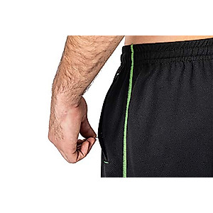 MAGNIVIT Men's Lightweight Sweatpants Track Running Gym Pants with Elastic-Waist Drawstring Black