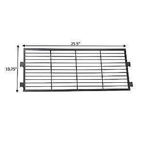 Convenience Concepts Xtra Storage Shelf Metal Extension Set of 2, Black