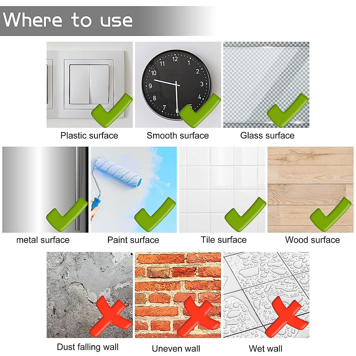 6 Pieces Bathroom Wall Decals Sticker Bathroom Funny Sayings Quotes Wall Decor Vinyl Rules Sign Wall Art Decals for Toilet Bathroom Laundry Room Shower Room Decoration