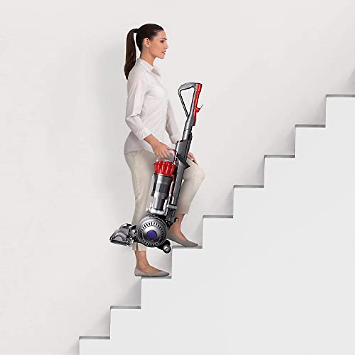 Dyson Slim-Ball Multi Floor Animal Vacuum Cleaner: High Performance, Bagless, HEPA Filter, Upright, Height Adjustment, Telescopic Handle, Rotating Brushes,Self Propelled,32GB Durlyfish USB Card