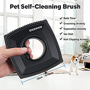NAWENO Pet Hair Remover Brush (Large, Black)
