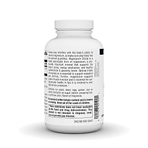 Source Naturals Magnesium Citrate, Supports Bone and Heart Health* 133 mg - 180 Capsules