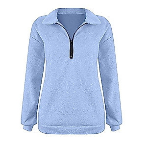 HUCHPI lounge shirts women oversized hoodies for women trendy ribbed long sleeve women's long sleeve tees womens winter shirts 18 year old girl birthday gifts