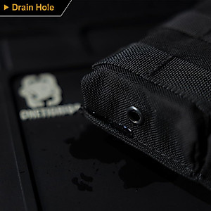 OneTigris Tactical Magazine Pouch, MOLLE Double Mag Pouches for M4 M16 Pmag G36 .223REM Stanag Lancer L5 FAB Ultimag Hexmag HX, Black DD09