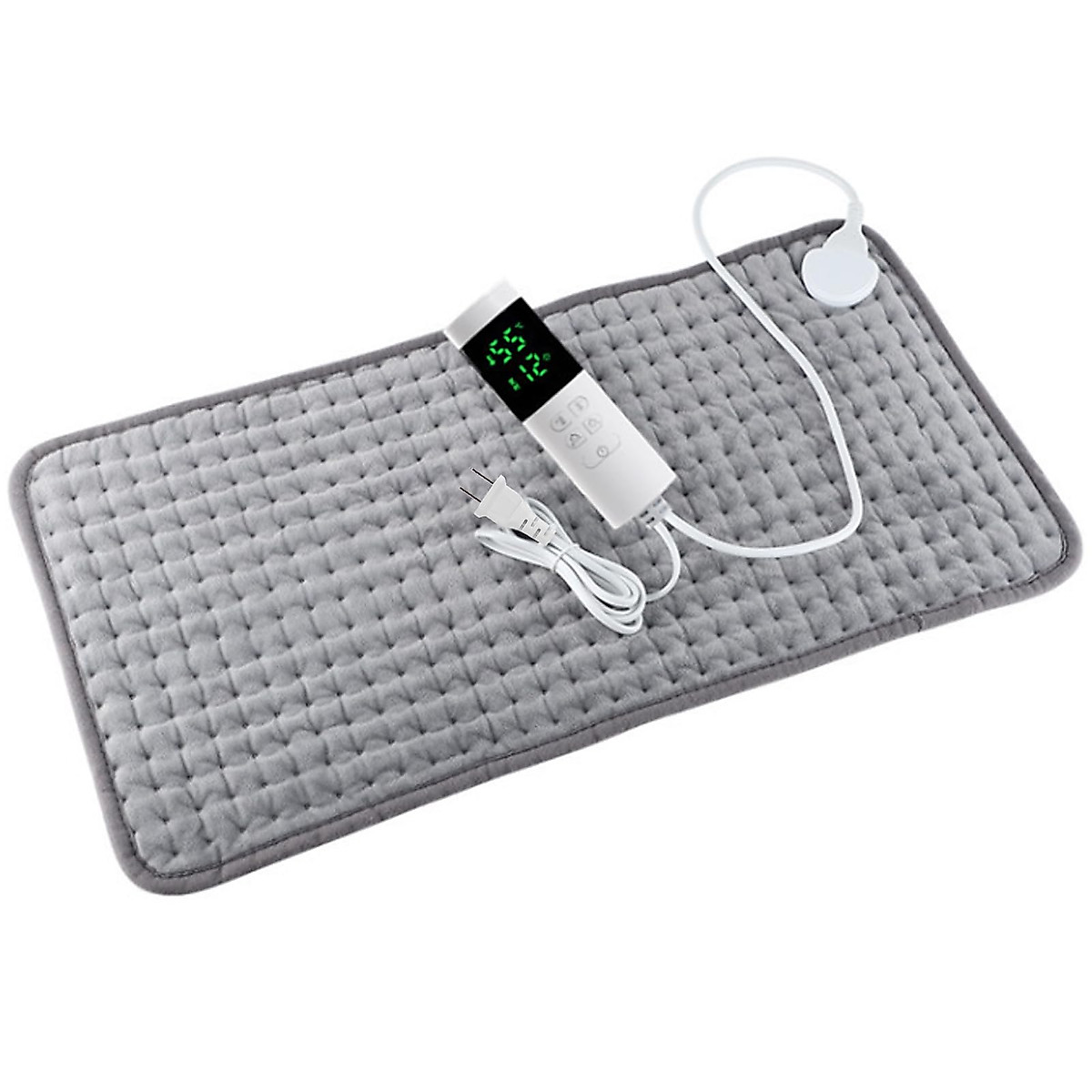 Electric Heating Pad, Small Multifunctional Electric Heated Blanket, Digital Display 12 Level Timing,Hot Pad for Arms and Legs
