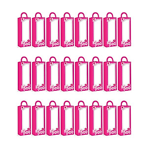 UMIUP 24PCS Pink Girls Party Favor Boxes Pink Doll Gift Boxes Decorations Boxes Can Built-in Party Favor and Goodie Bag Candy Boxes for Girls Birthday Party Cowgirl Birthday Bridal Shower Supplies ﻿