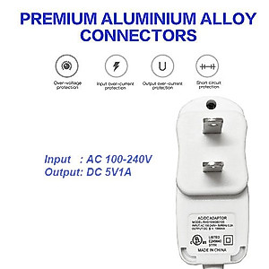 for Motorola Baby Monitor Charger Power Cord Replacement Adapter Supply Compatible with Parent Unit MBP33S MBP36S MBP38S MBP41S MBP48 MBP482 5.0V 6.6Ft
