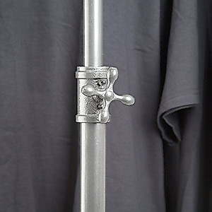 Adjustable Rolling Rack – Econoco Vintage Pipeline 2 Way Ballet Clothes Hanging Fixture