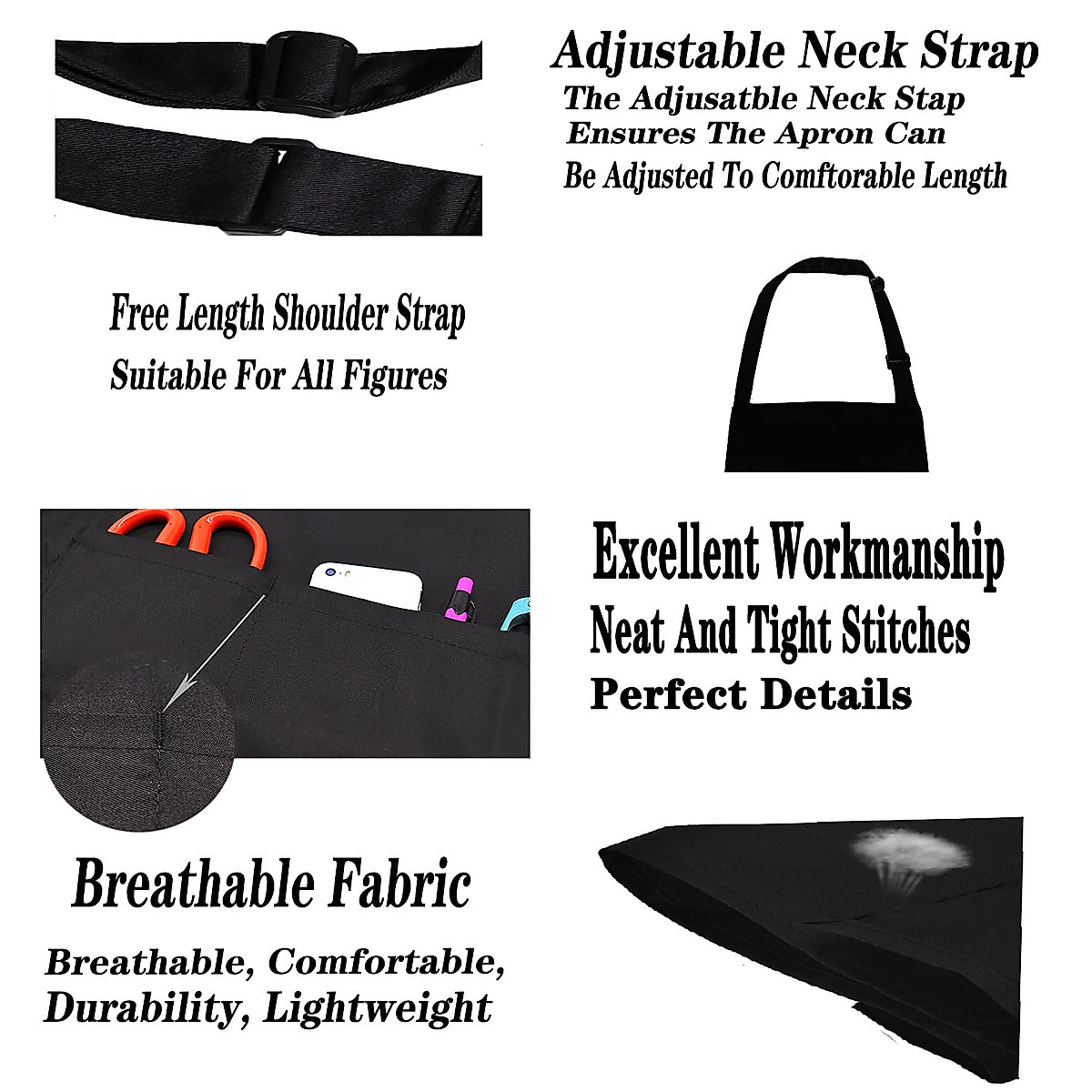 POTALKFREE Funny Gag Gifts for Men Women, Once You Put My Meat Chef Apron, BBQ Cooking Grilling Aprons with 2 Pockets, Wife Birthday Gifts from Husband, Boyfriend