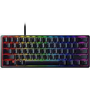 (Renewed) Razer Huntsman Mini 60% Gaming Keyboard: Clicky Optical Switches RZ-03-03390100 - Black