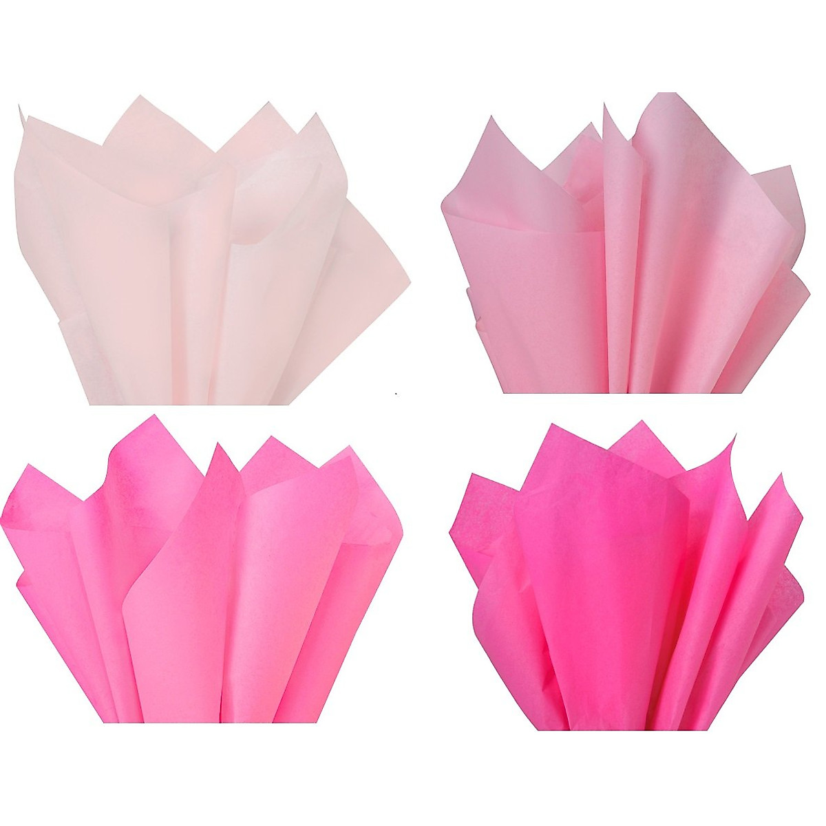A1 Bakery Supplies Pink Mix 1 - Gift Wrapping Tissue Paper 96 Sheets 15" x 20" Premium Gift wrap Tissue Paper