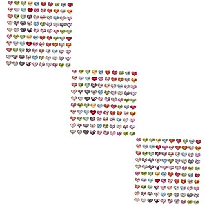 300 Pcs Wooden Heart Button DIY Accessories Printed Buttons Wooden Decors Beautiful Jewelry Buttons Clothing Fasteners Two-hole Buttons Wooden Clothing Buttons Unique DIY Props