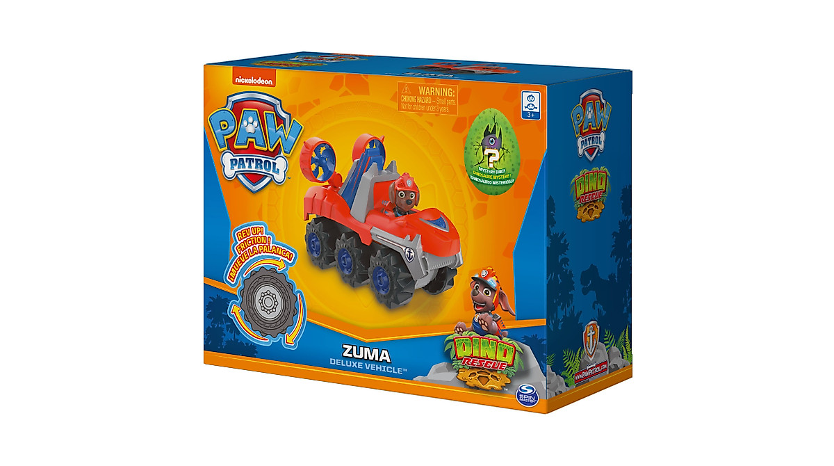 PAW Patrol Dino Rescue Zuma Vehicle - Preschool Dino Rescue Toy
