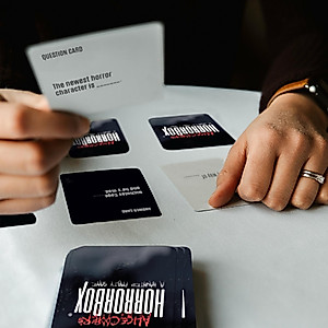 FITZ Alice Cooper's HorrorBox - The Ultimate Horror Movie Party Game! Hilariously Spooky Card Game for Family Game Night, Ages 14+, 4-10 Players, 30-60 Min Playtime, Made Games