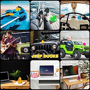 ArtCreativity Assorted Rubber Ducks Jeep Ducking (50 Pack) - Rubber Duckies for Kids, Bathtub Pool Toys in 17 Different Designs, Fun Carnival & Birthday Party Favors for Boys & Girls - Ducks for Jeeps