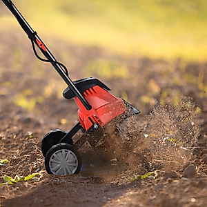 Goplus 17-Inch 13.5 Amp Corded Electric Tiller and Cultivator, Powerful Tillers w/ 9-Inch Tilling Depth, 6 Tines, Rototillers Tool for Garden Lawn Soil Digging (17-Inch)