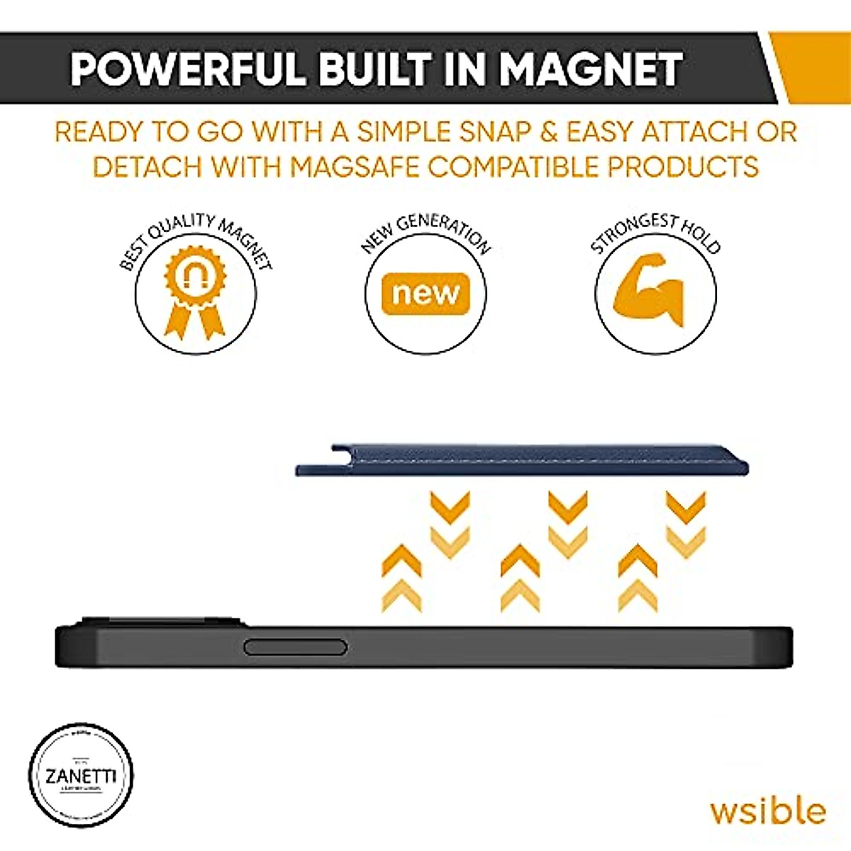 Mag Safe Wallet | Magsafe Wallet Compatible Apple Wallet & Apple Wallet MagSafe & Apple magsafe Wallet & Magsafe Wallet iPhone 14 Pro Max, Magsafe Wallet iPhone 14 Pro | iPhone Magsafe Wallet | Blue