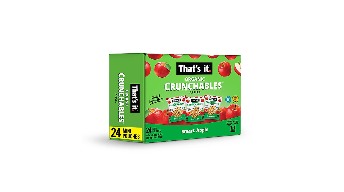 Crunchables Organic Apple Snacks - 100% Natural & Healthy