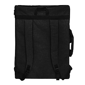 Art Portfolio Carry Bag 4K Canvas Artist Backpack Adjustable Shoulder Bag Tote Artist Portfolios Case Water-Resistant Drawing Board Bag for Art Supplies Storage Transport Traveling, 26 x 19 Inch