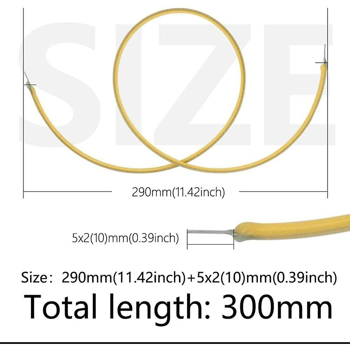 PurYupearl DC3V 2200K 300mm Flexible Filament LED Filament Edison Bulb LED Bead Diodes Light Accessories,Warm Light,Light Bulbs，LED Bulb (Green)