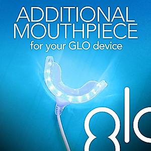 Extra GLO Brilliant Light & Heat Mouthpiece For Use With The GLO Teeth Whitening Device - Latex Free, 1 Count (Pack of 1)
