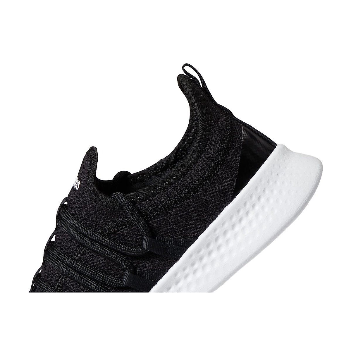 adidas Women's Puremotion Adapt 2.0 Running Shoe, Black/Black/White, 8