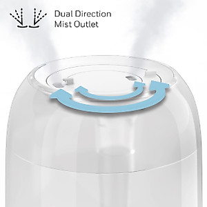 Honeywell Ultra Plus Cool Mist Humidifier, White – Cool Mist Humidifier for Large Rooms
