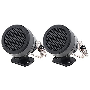 DriSentri 2pcs Dome Tweeters, 12V 500W High Efficiency Car Stereo Speakers, TP-006A Mini Dome Tweeter Speakers for Car Audio System Accessories