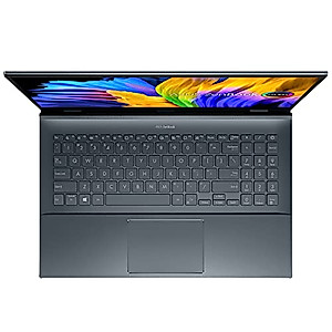 ASUS ZenBook Pro 15 UM535 OLED 15.6" FHD Touchscreen (AMD Ryzen 7 5800H , 16GB RAM, 1TB SSD, GeForce RTX 3050 Ti, 8-Core Beat i7-11370H) Business Workstation Laptop , Up to 18 Hrs Battery, Win 11 Pro