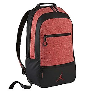 Jordan Unisex Nike Airborne Backpack-Gym Red Heather