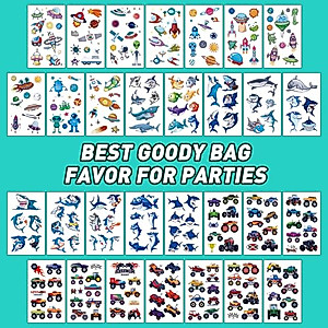 Metker Tattoos for Kids - 150 Sheets(1700 Mixed Styles Patterns) | Temporary Tattoos Stickers for Girls and Boys | Goody Bag Favor for Parties | Non-toxic、Skin-Safe*、Cosmetic-Grade