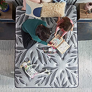 Sealy Posturepedic Plus, Tight Top 14 Firm Mattress with Surface-Guard and 9-Inch Foundation, Queen, Grey