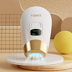 [FDA Cleared] IPL Hair Removal - LVARA Permanent Laser Hair Removal Device for Women Men - Painless At Home Hair Remover, 999,999 Flashes for Facial Bikini Legs Armpits