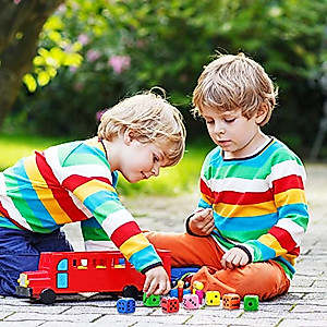 36 Pieces Foam Dice Colorful Dice Cubes Block of Dice with Number Dots for Boy Girl Over 6+, Building, Educational Toys, Math Teaching, Pastime, Party Favors and Classroom Supplies