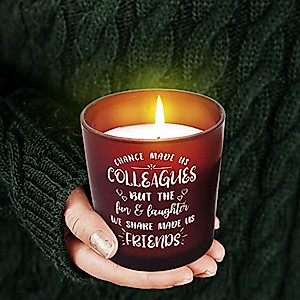 Scented Candles Gifts for Women - Coworker Candles Gifts - Colleagues Leaving, Goodbye Farewell Gfits, Good Luck, Appreciation Gifts, Birthday Gifts for Women, Coworker, Funny Candle Gifts (Vanilla)