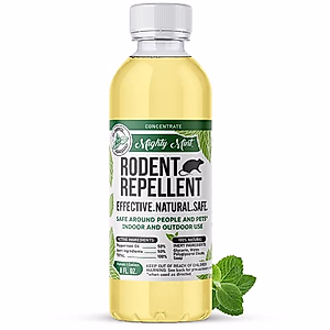 Mighty Mint 8 oz Peppermint Rodent Repellent Concentrate - Makes 1 Gallon - Natural Spray for Rats, Mice, and More