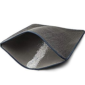 WePet Cat Litter Mat, Kitty Litter Trapping Mat, Honeycomb Double Layer Mats, No Phthalate, Urine Waterproof, Easy Clean, Scatter Control, Catcher Litter Tray Box Rug Carpet