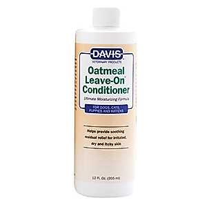 Davis Oatmeal Leave-On Dog & Cat Conditioner, 12-Ounce, DM112 12