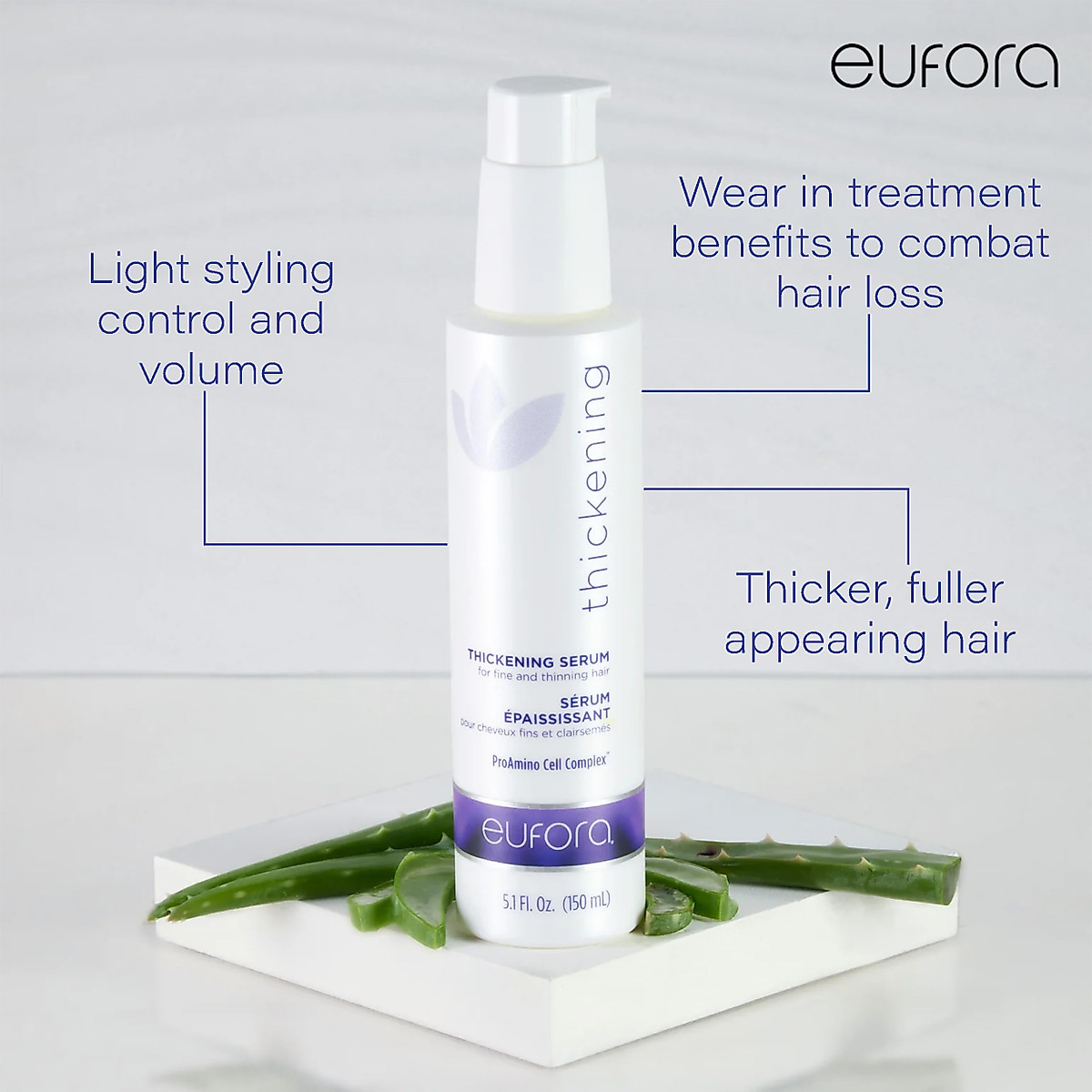 Eufora Thickening Serum - for fine, thin or thinning hair - 5.1 oz