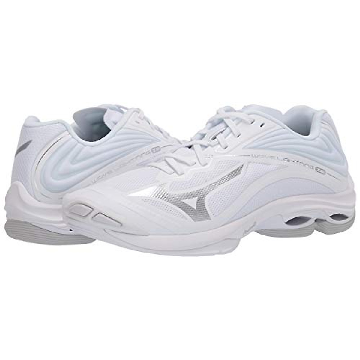 Mizuno Wave Lightning Z6 Womens Volleyball Shoe, White, 10