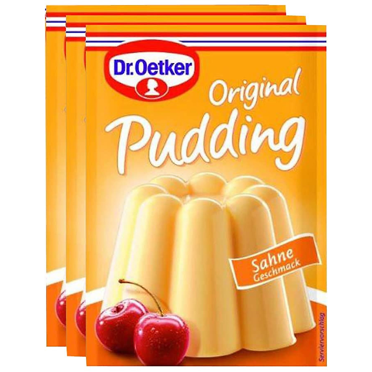 Dr. Oetker Sahne Geschmack Pudding 3-Pack (3x37g)