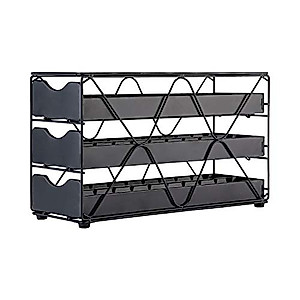 Flagship for Nespresso Pod Holder Drawer Large Mullti Tier Coffee Pod Holder Vertuo (3 Tier (60Pods))