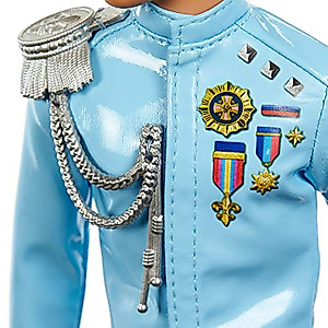 Barbie Princess Adventure Prince Ken Doll (12-inch) Wearing Jacket, Jeans and Crown, Makes a Great Gift for 3 to 7 Year Olds