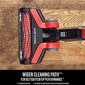CRAFTSMAN V20 Cordless Stick Vacuum Kit, Removable Battery Included (CMCVS001D1)