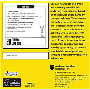 Smart Ass 2023 Day-to-Day Calendar