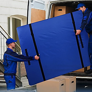 LuxAPP King Mattress Bag for Moving,Waterproof Reusable Mattress Storage Bag with Handles Heavy Duty Zippered