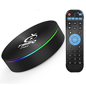 Android 9.0 TV Box T95Q Amlogic S905X3 with DDR3 4GB RAM 32GB ROM 4K Ultra HD H.265 Dual Band WiFi Bluetooth 4.0 Media Box 2.4/5Ghz WiFi 100M LAN